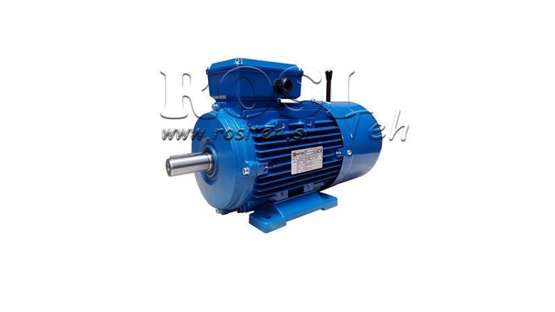 1.5KW - MOTORE ELETTRICO CON FRENATURA MSH 90L1-4_1400RPM 3 FASI LEGS-B3 ROSI TEH